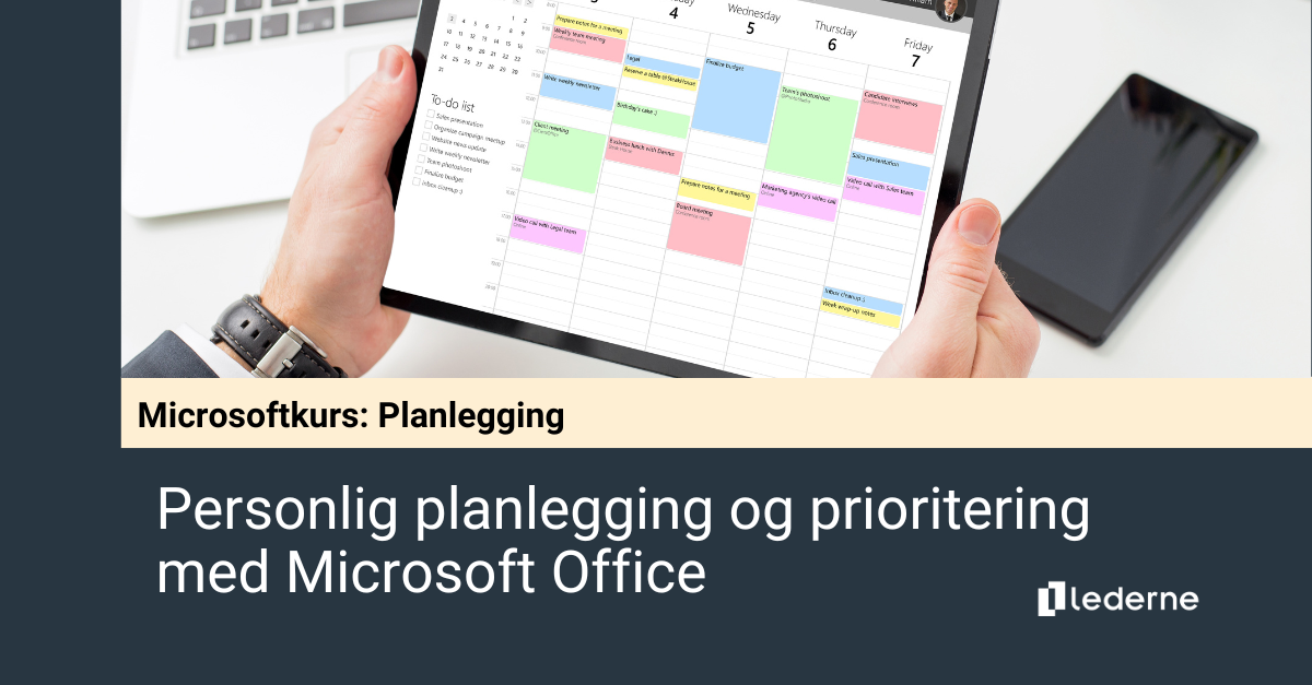 Planlegging og prioritering med Outlook, Teams og ToDo